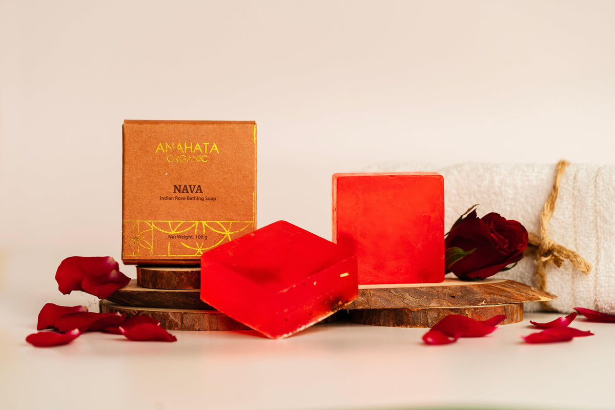 Nava Indian Rose Soap – Anahata Organic